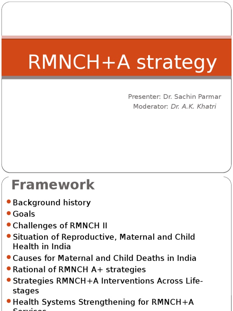 RMNCH A | PDF | Maternal Death | Birth Control
