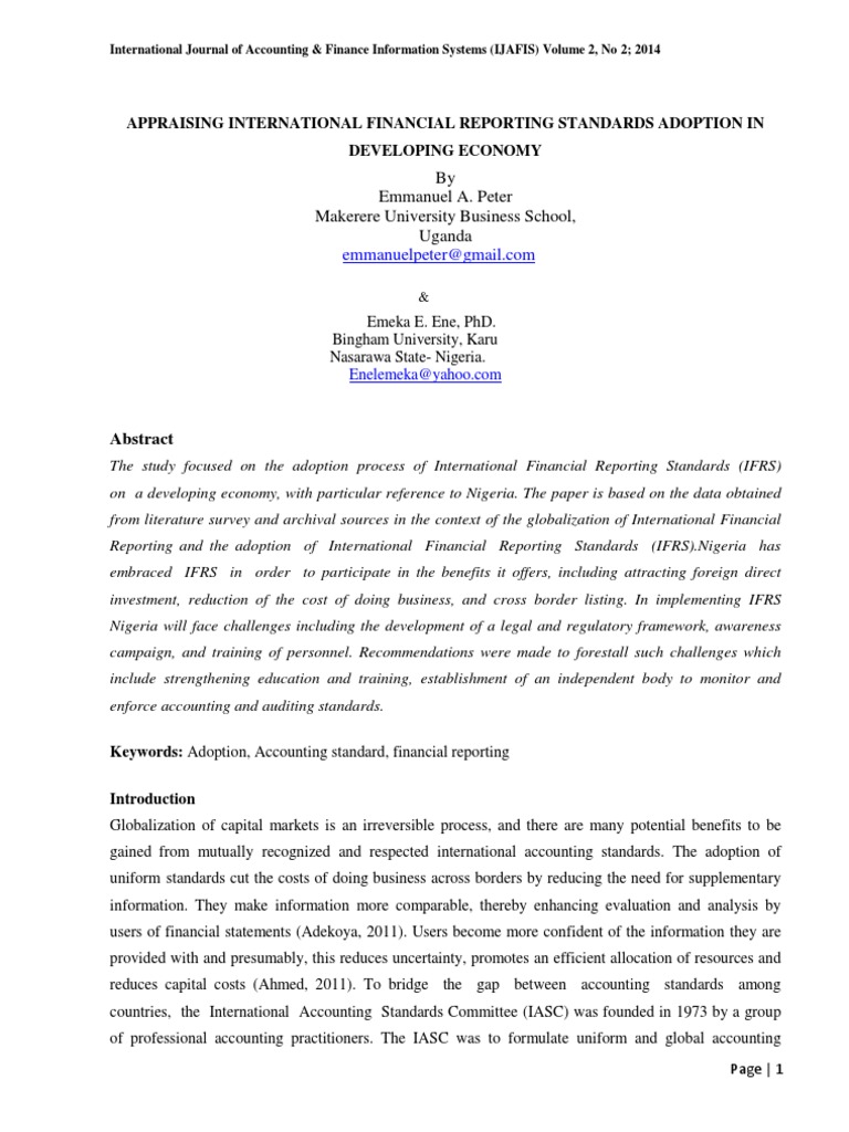 ACSA Journal | PDF | International Financial Reporting Standards ...