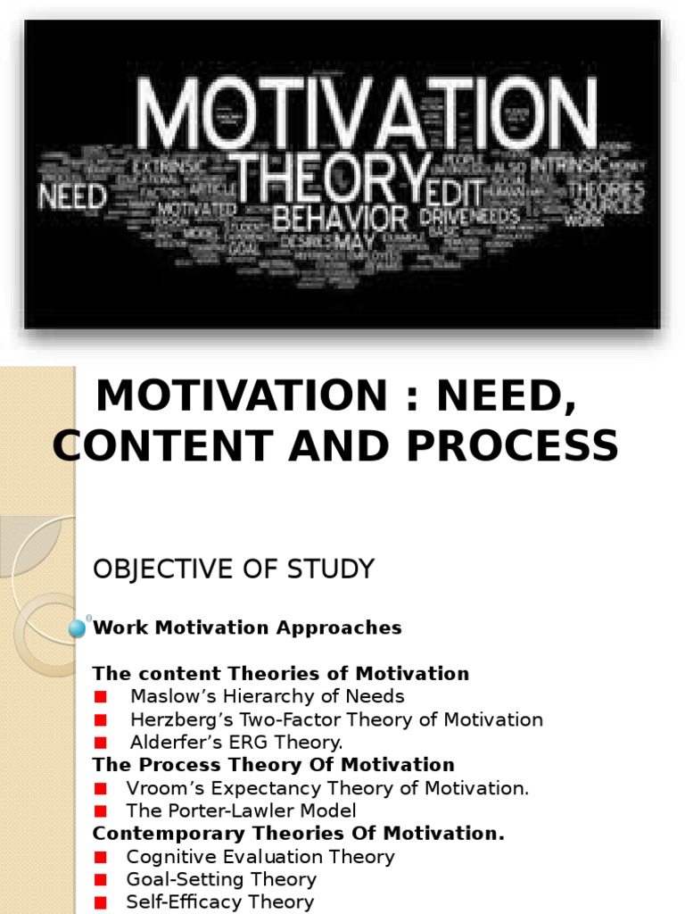 An Overview of Major Theories of Work Motivation: Content, Process and ...