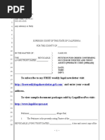 Sample Petition for Final Distribution for Probate in California ...