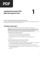 Navisworks File Formats | PDF | 3 D Modeling | Computer File