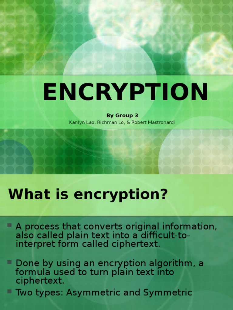 Encryption | PDF | Encryption | Public Key Cryptography