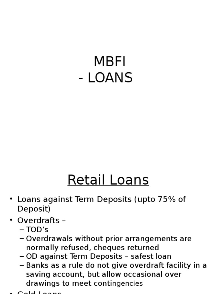 Loans | PDF | Debits And Credits | Loans