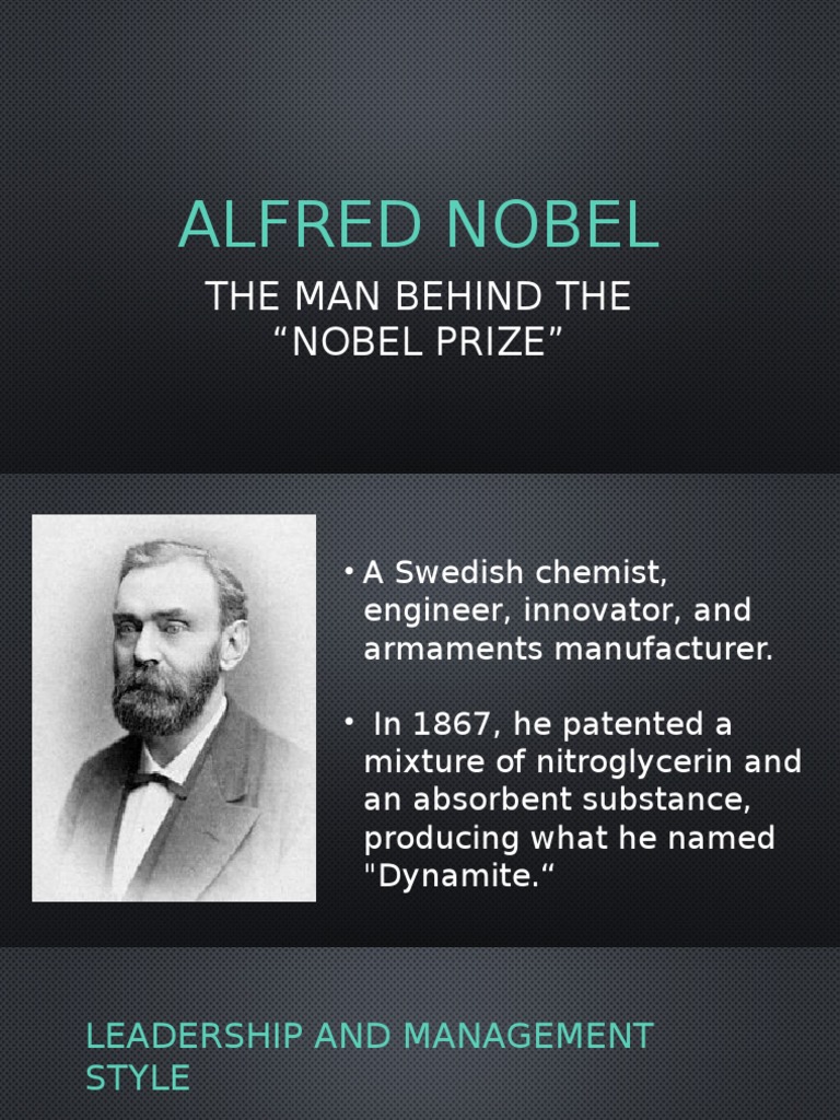 Alfred Nobel: Legacy of the Nobel Prize | PDF | Travel