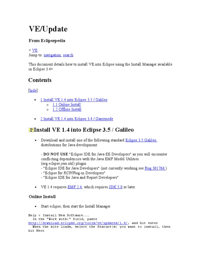 From Eclipsepedia | PDF | Eclipse (Software) | Application Software