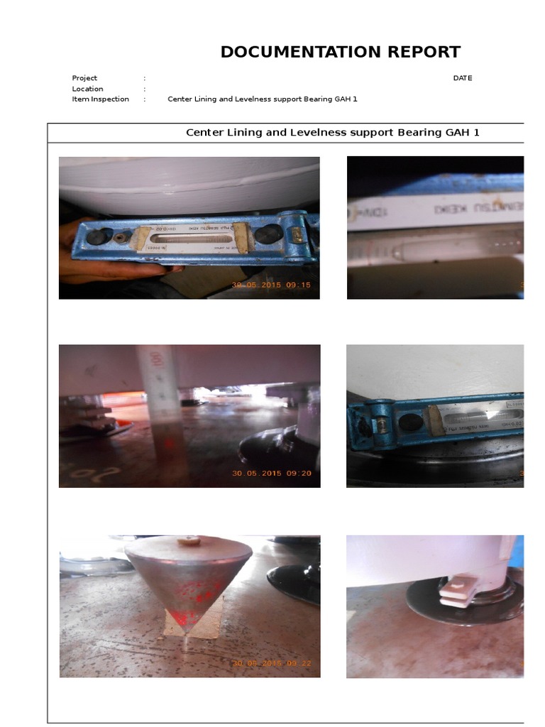 Bearing GAH 1 Inspection Report | PDF