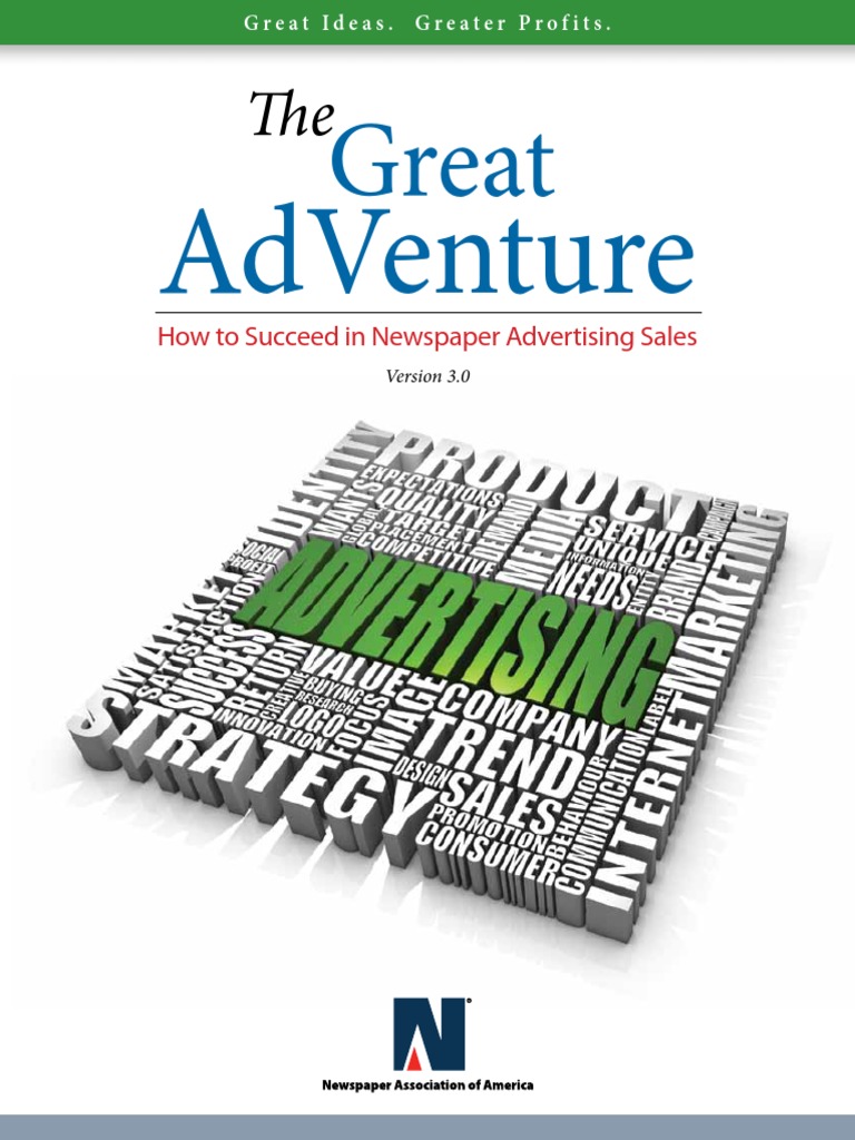 The Great AdVenture Preview | PDF | Advertising | Newspapers