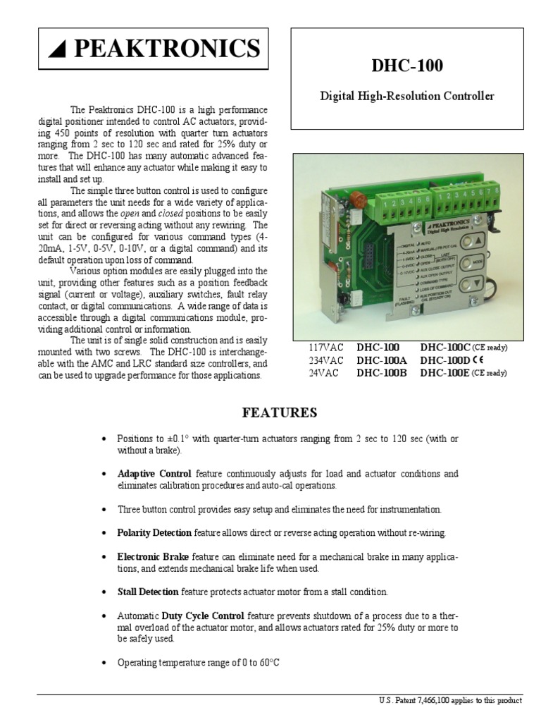 DHC 100 | PDF | Switch | Fuse (Electrical)