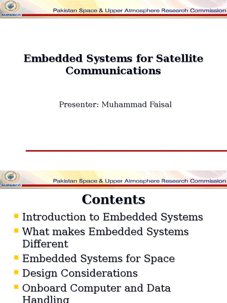 Embedded Systems For Satellite Comm - Keynote Speech | PDF | Embedded ...