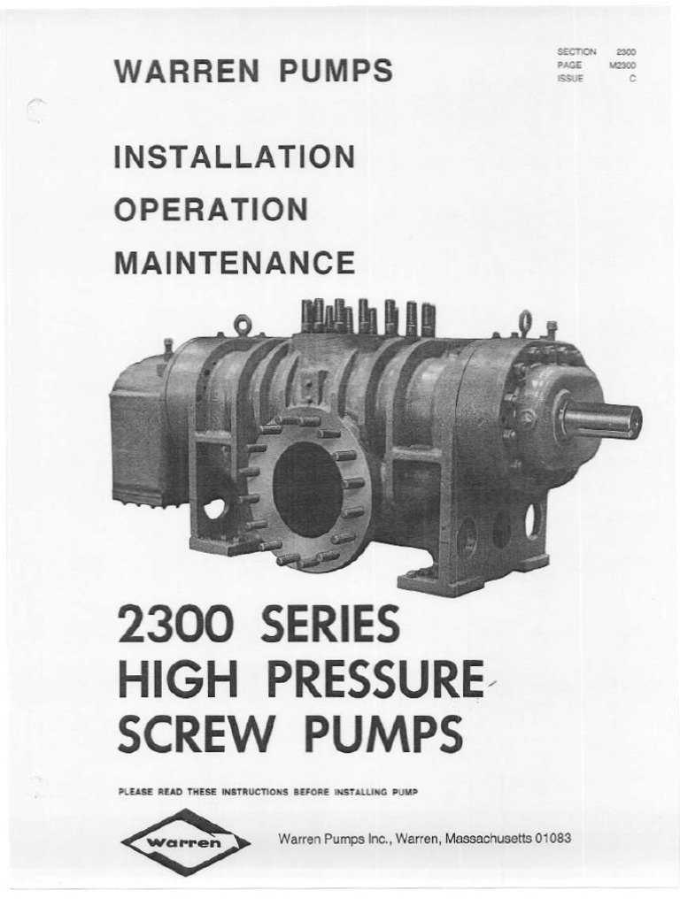2300 Series Manual | PDF