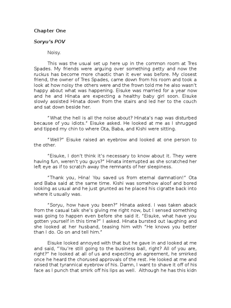 Soryu's POV: Chapter One | PDF
