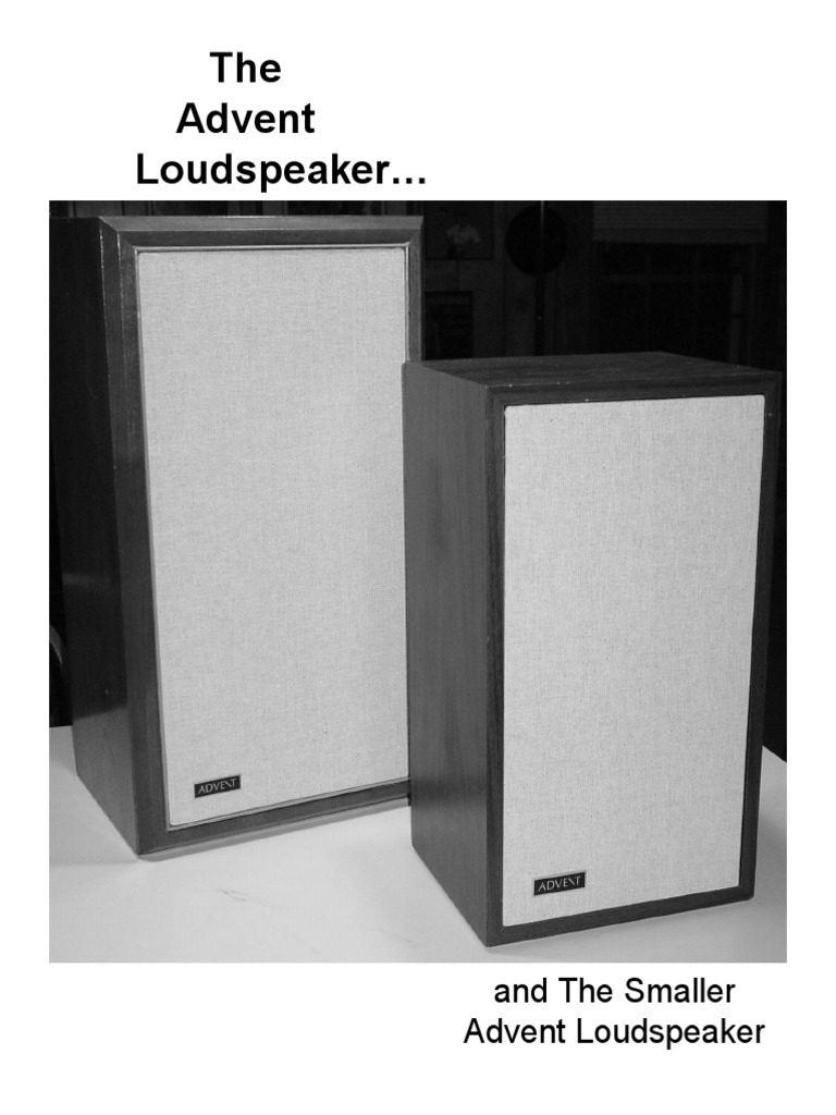 Advent Brochure | PDF | Loudspeaker | Signal Processing
