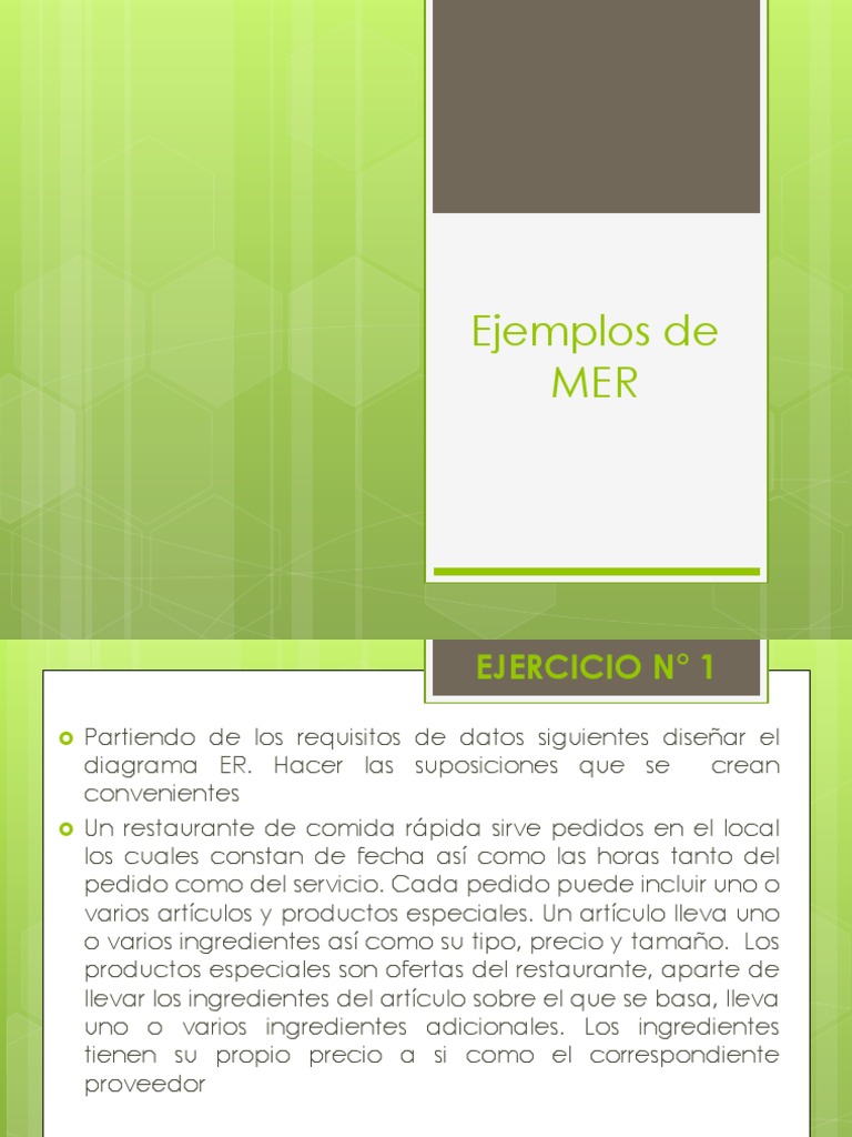 Ejemplos de MER | PDF | Business | Economias