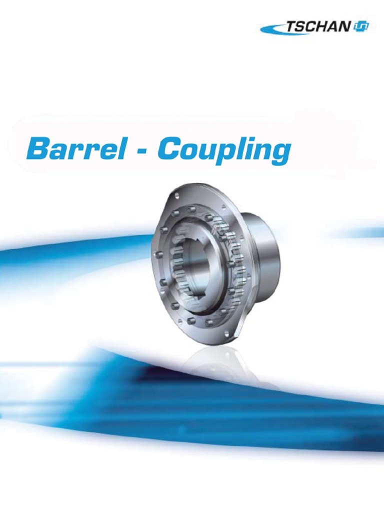 TSCHAN Barrel-Coupling USA PDF | PDF | Transmission (Mechanics) | Machines