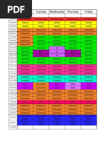 Grade 5 Timetable | PDF