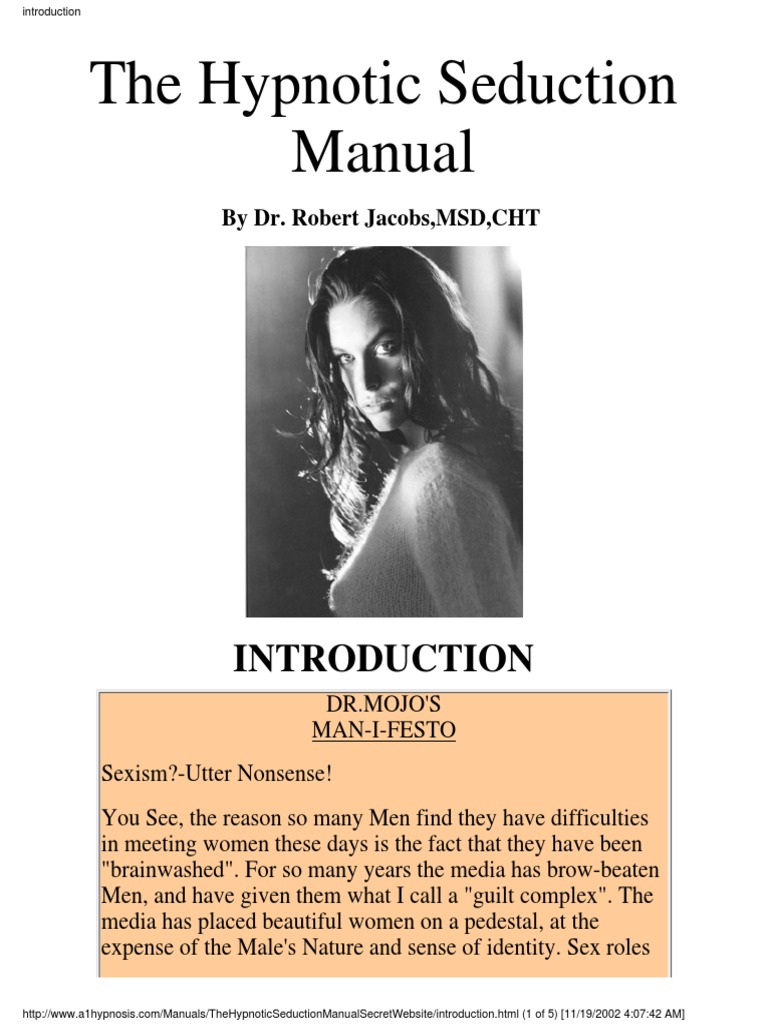 The Hypnotic Seduction Manual | PDF