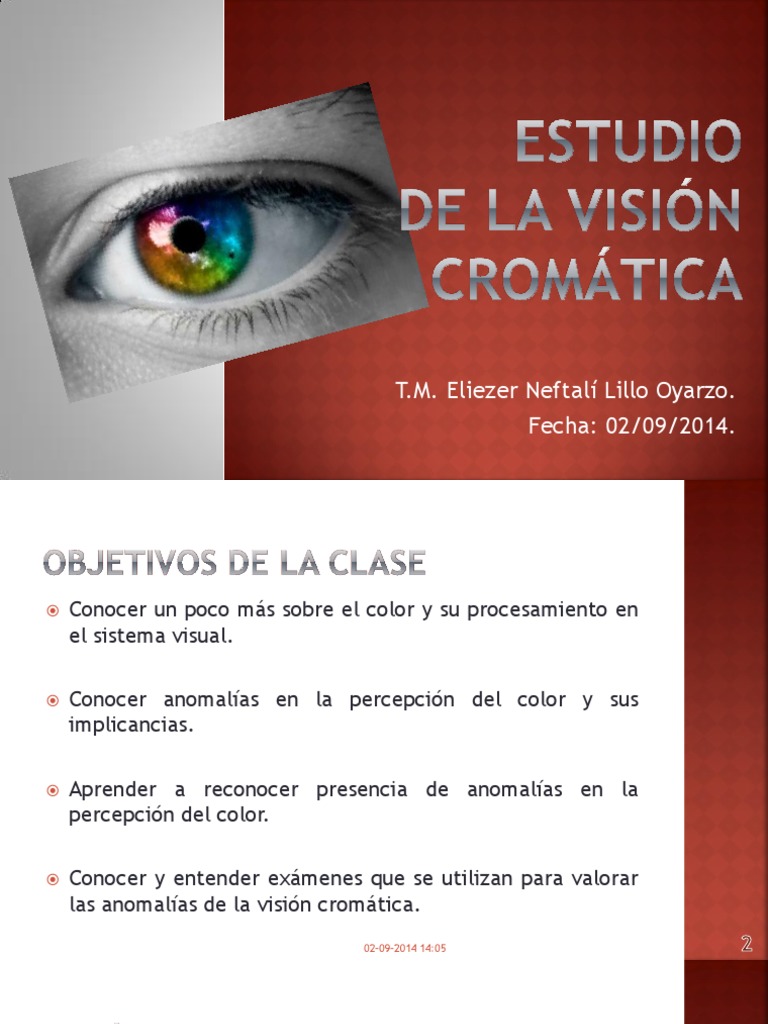 Estudio de la Visión Cromática | PDF | Percepción visual | Ojo humano