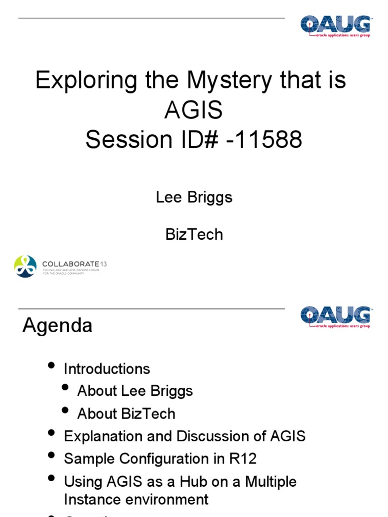 Exploring AGIS R12 | PDF | Invoice | Oracle Corporation