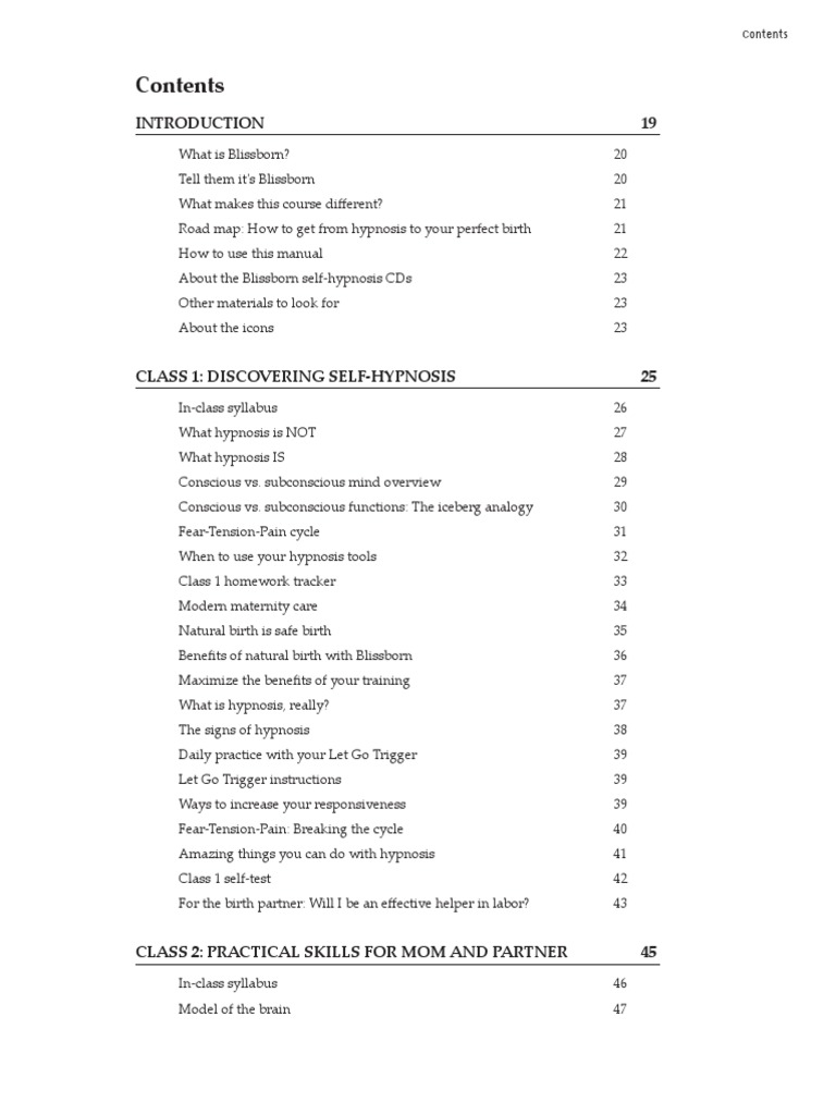 Parent Manual Contents | PDF | Childbirth | Preterm Birth