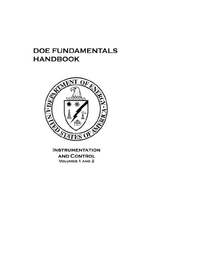 Doe Fundamentals Handbook Instrumentation and Control | PDF | Flow ...