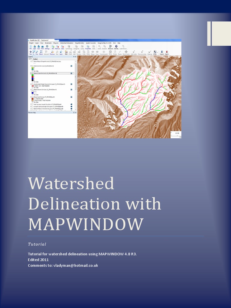 Mapwindow Watershed Manual | PDF | Esri | Geographic Information System