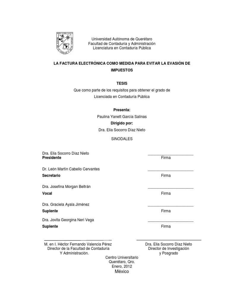 Factura Electronica para Evitar La Evasion Fiscal | PDF | Factura | Evasión de impuestos