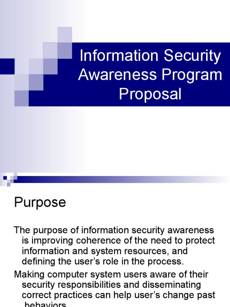 Information Security Awareness Program | PDF | Computer Security | Security