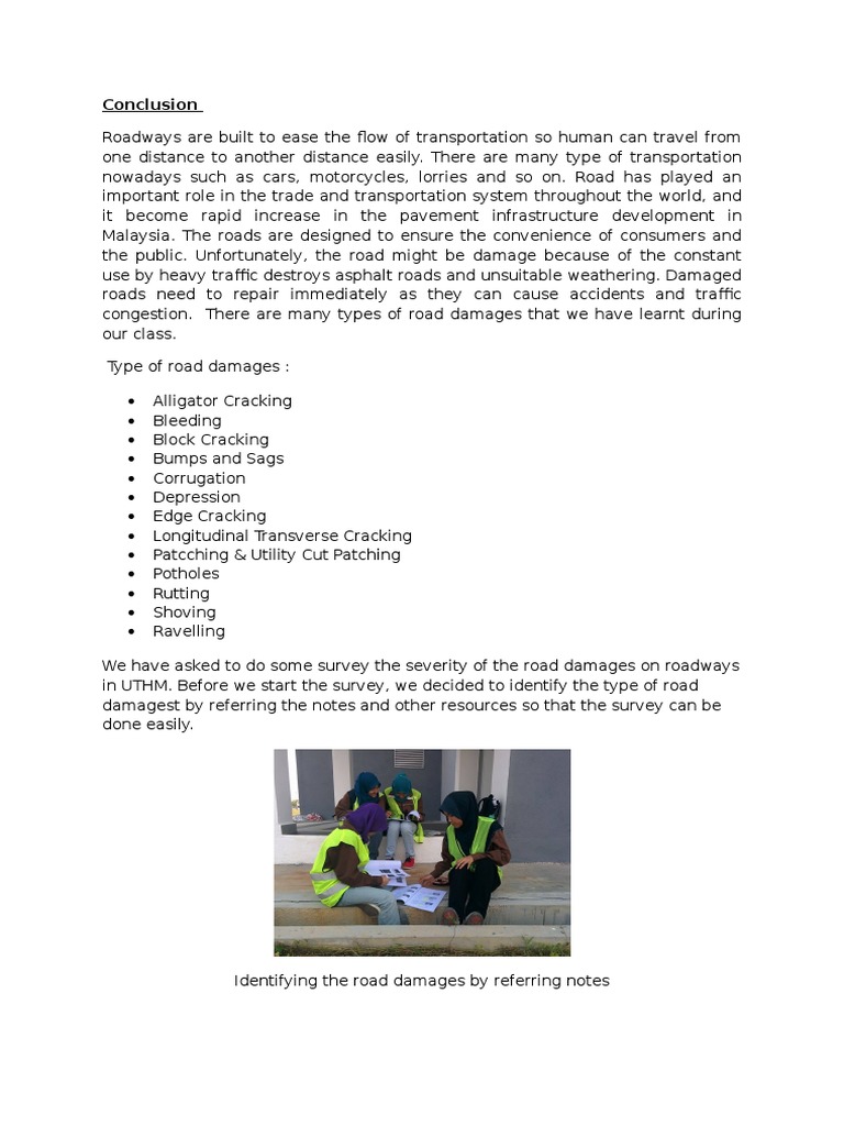 Identifying Road Damage Types and Assessing Pavement Conditions Through ...