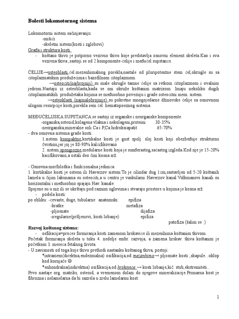 Skripta Specijalna Patologija | PDF