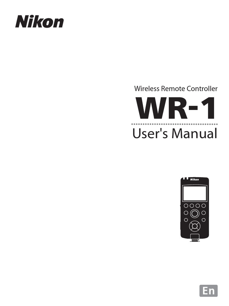 Wireless Remote Controller User's Manual: Principal Features and ...
