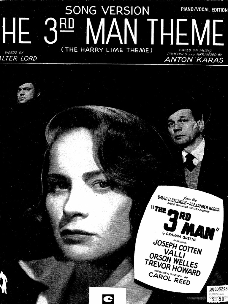 The Harry Lime Theme - Third Man Theme - Anton Karas 7LGCP Piano PDF | PDF