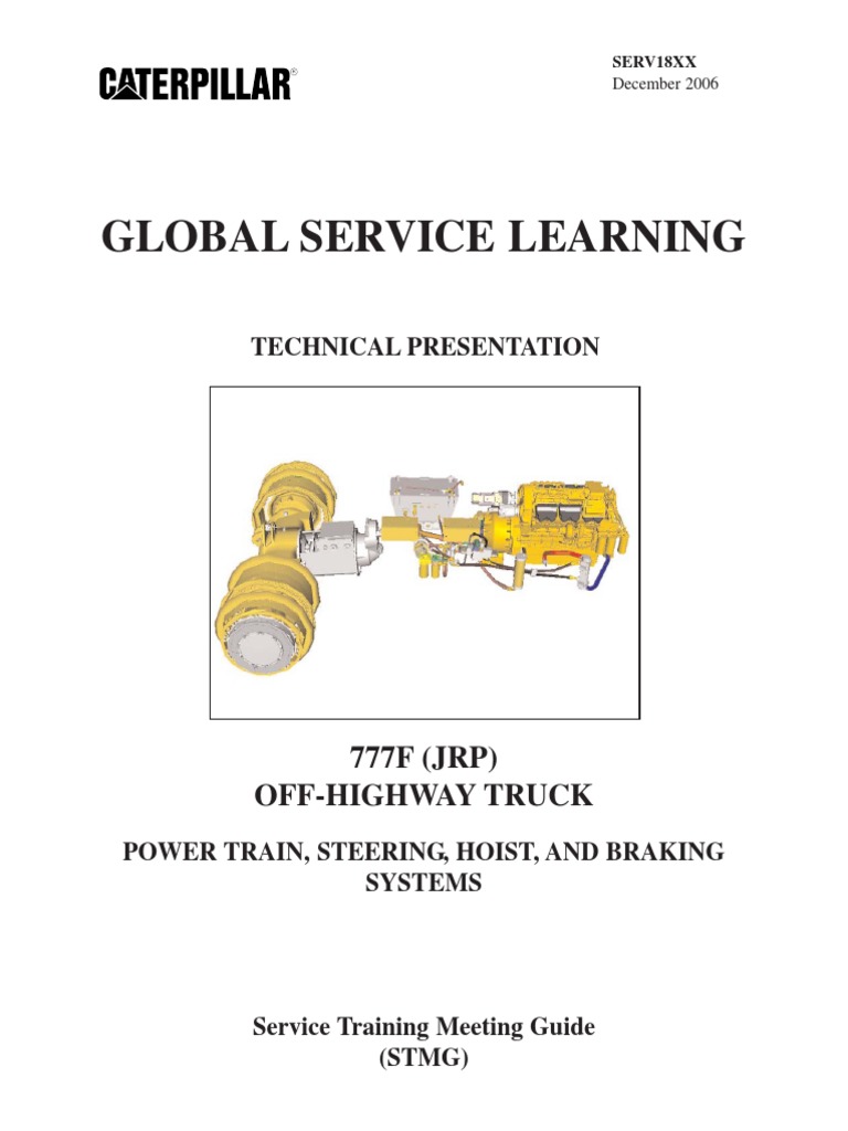 777F Truck Power Train Systems Guide | PDF | Transmission (Mechanics ...