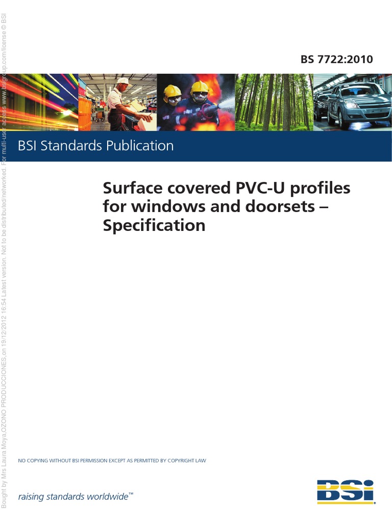 BS-7722-2012 Surface Covered PVC | PDF | Copyright | Science