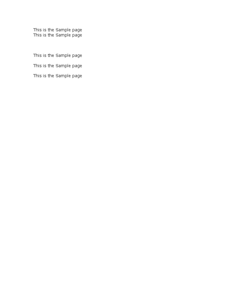 This Is The Sample Page This Is The Sample Page | PDF | Foreign ...