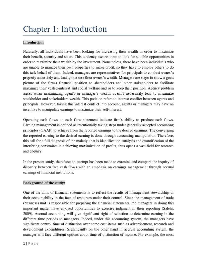 Internship Report | PDF | Free Cash Flow | Dividend