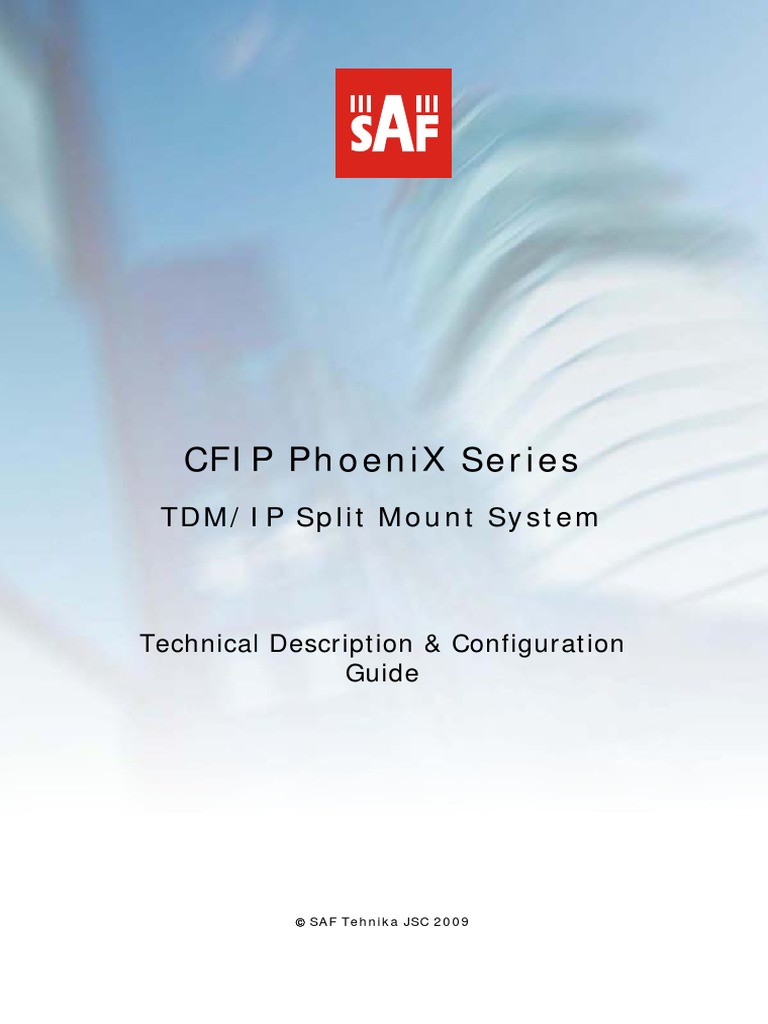 CFIP Phoenix IDU+ODU Technical Description | PDF | Data Transmission ...