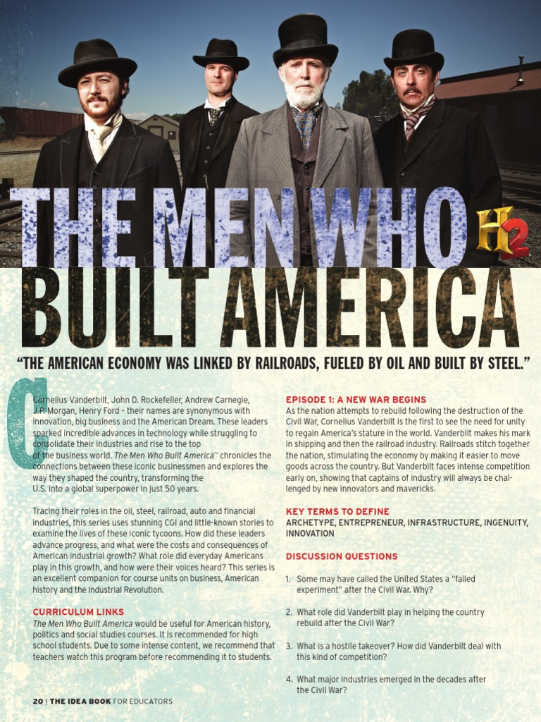 Men Who Built America | PDF | Andrew Carnegie | John D. Rockefeller