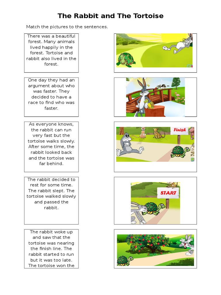 The Rabbit and The Tortoise Exercise | PDF