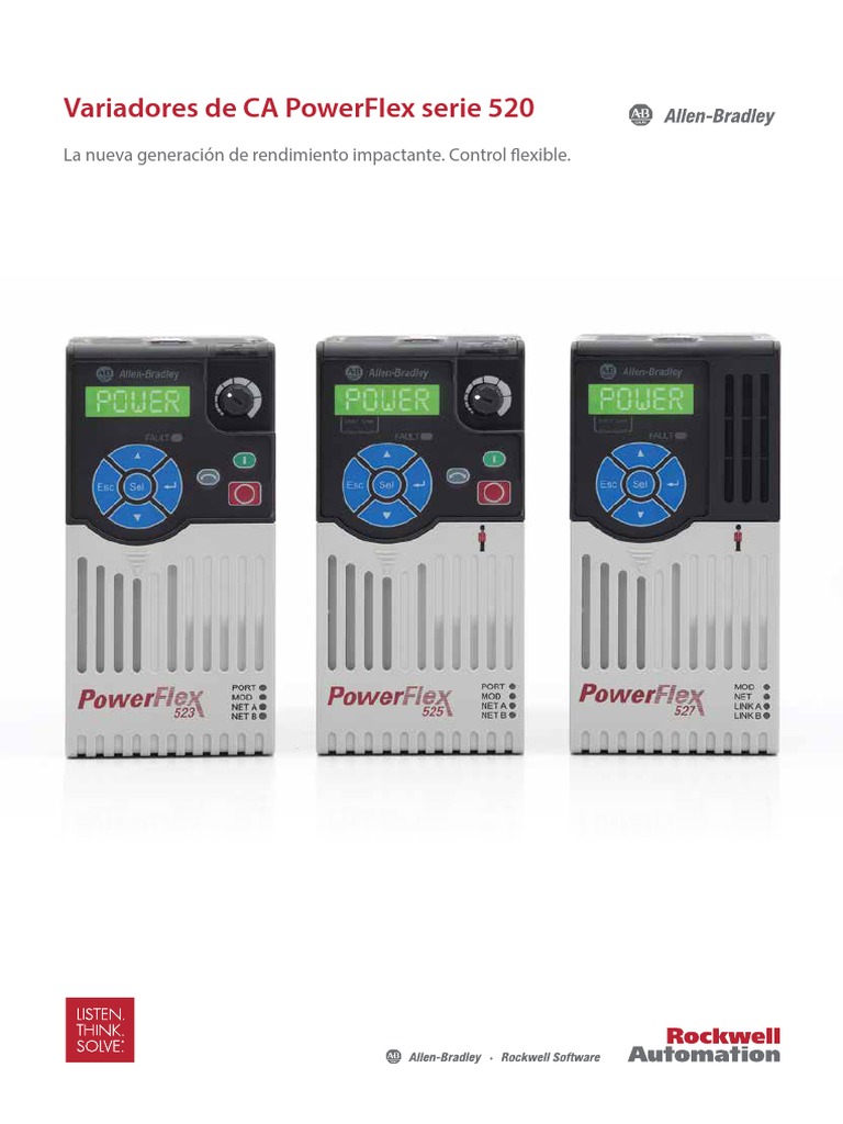 Powerflex 520 | PDF | Red de computadoras | Controlador lógico programable
