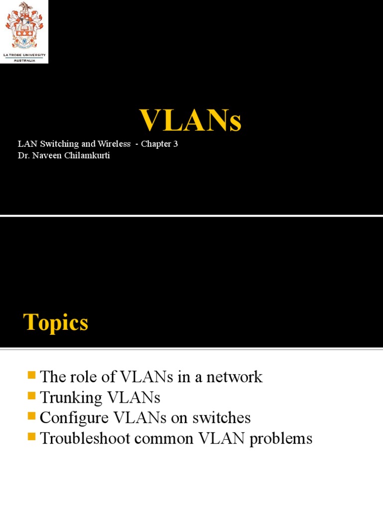 Chapter 3 - VLANs Part 1 | PDF | Network Switch | Port (Computer Networking)