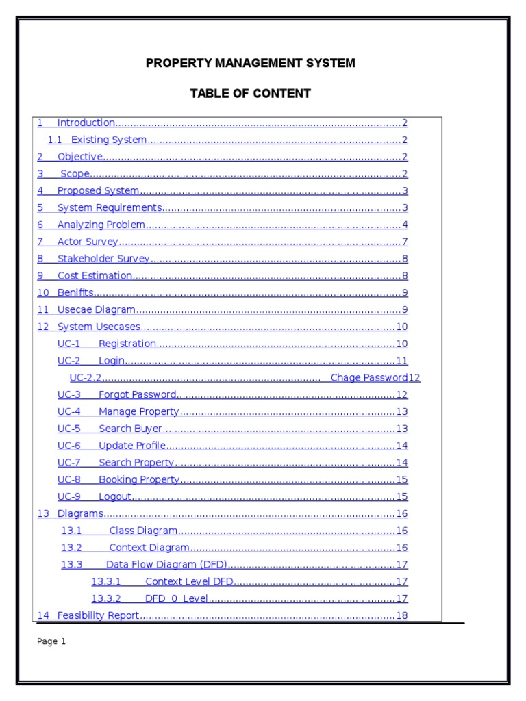Property Management System | PDF | Websites | Use Case