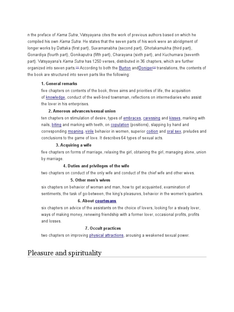 Kamasutra | PDF | Kama Sutra | Kama