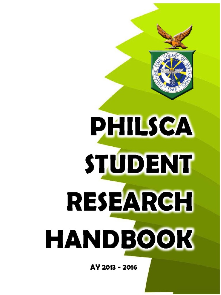 Philsca Student Research Handbook | PDF