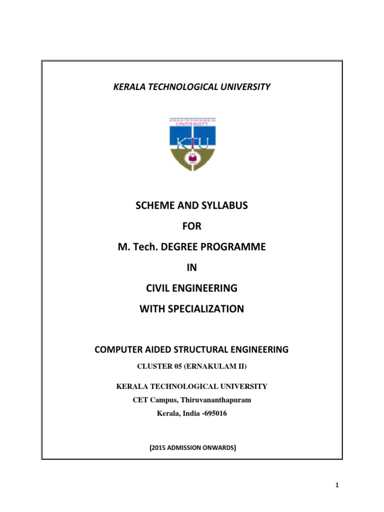 Computer Aidded Structural Engineering 05 CE 60XX | PDF | Bending ...