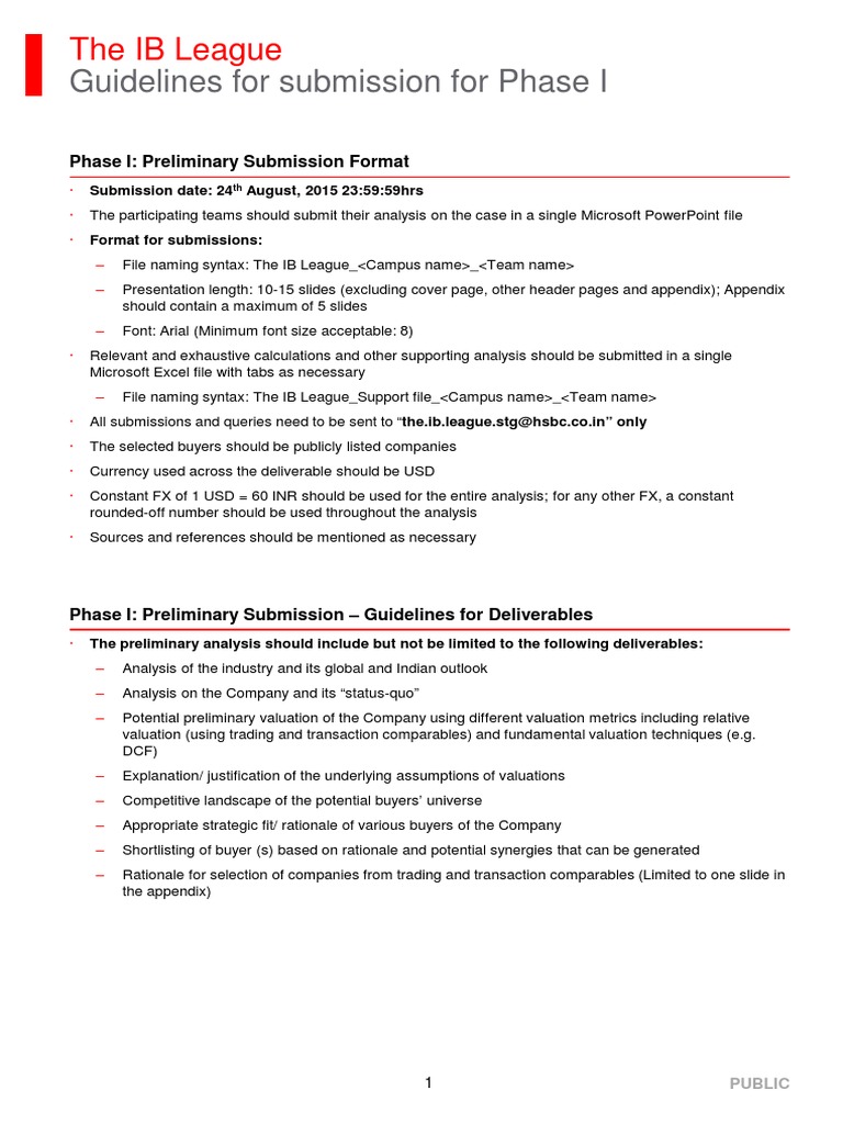The IB League Guidelines Phase I | PDF | Damages | Private Law