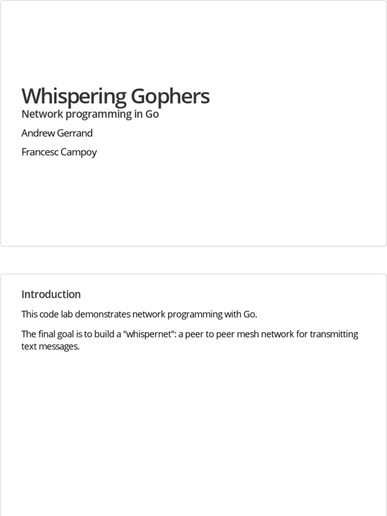 4053 - Whispering Gophers | PDF | Computing | Computer Engineering