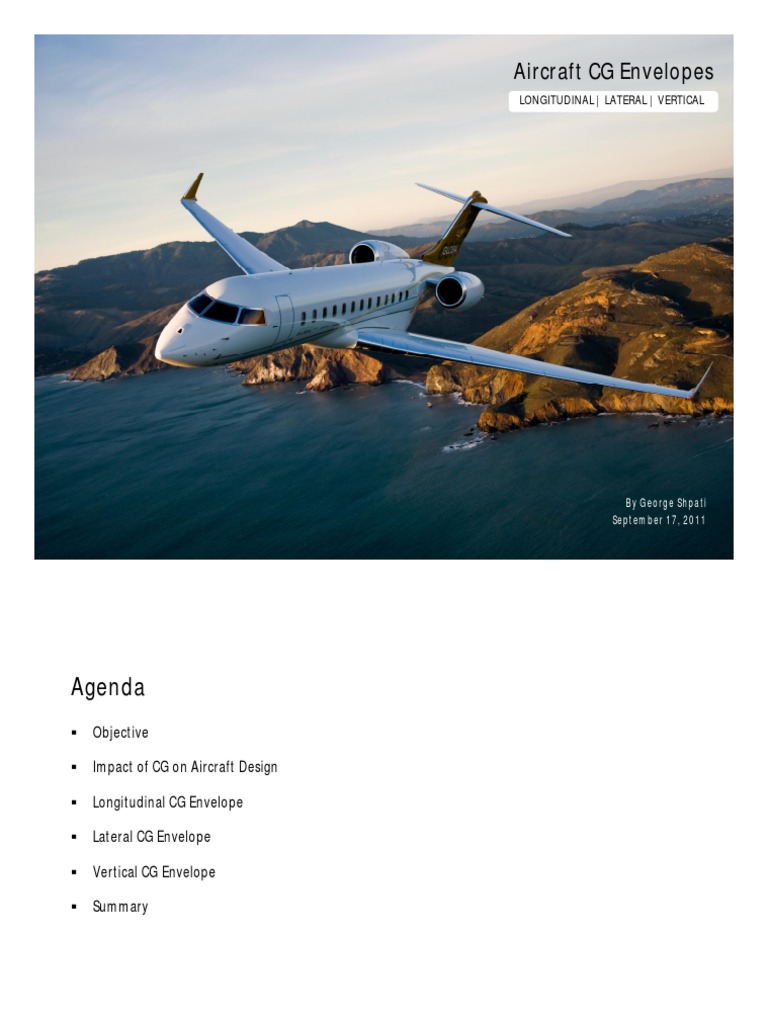 Aircraft CG Envelopes | PDF | Stall (Fluid Mechanics) | Aircraft