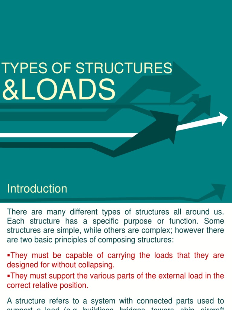 Structural Types & Load Analysis | PDF | Truss | Deformation (Mechanics)