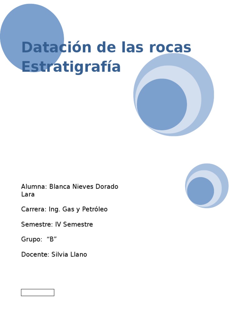 Datación de Las Rocas | PDF | Geología | Química