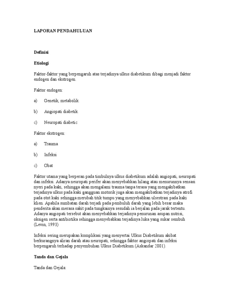 Askep Ulkus DM | PDF